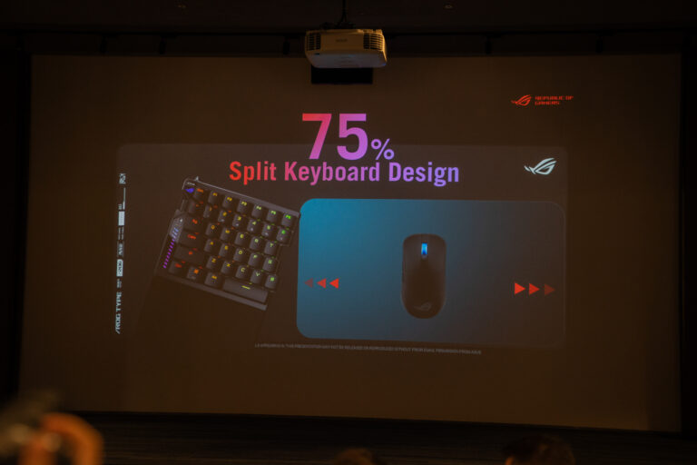 ASUSが分割キーボード「ROG Falcata gaming keyboard」を海外発表。新型の磁気式スイッチ採用でラピッドトリガー ...